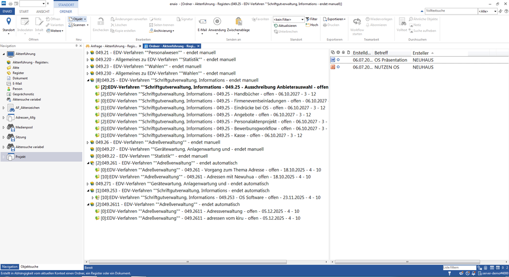 Schriftgutverwaltung - Erfolg mit dem richtigen Aktenplan